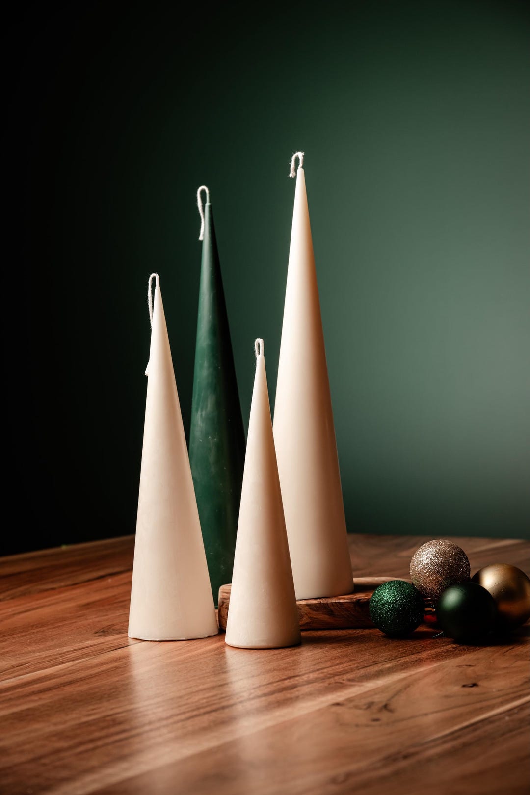 Handmade Soy Wax Cone Candle Set - Modern Home Decor - Etsy