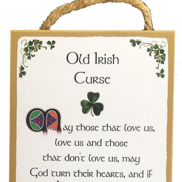 Irish Curse Signs - Etsy Australia