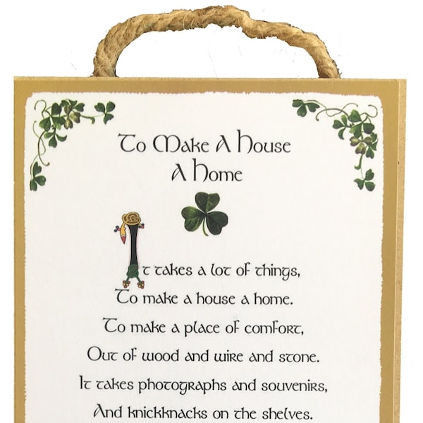 Irish Home Blessing - Etsy