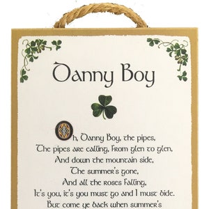 Danny Boy Lyrics Irish - Etsy