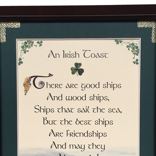 There Are Good Ships Wood Ships and Friendships. an Irish - Etsy