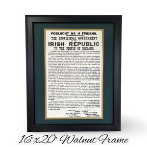 Irish Proclamation of Independence - Framed Print - Etsy
