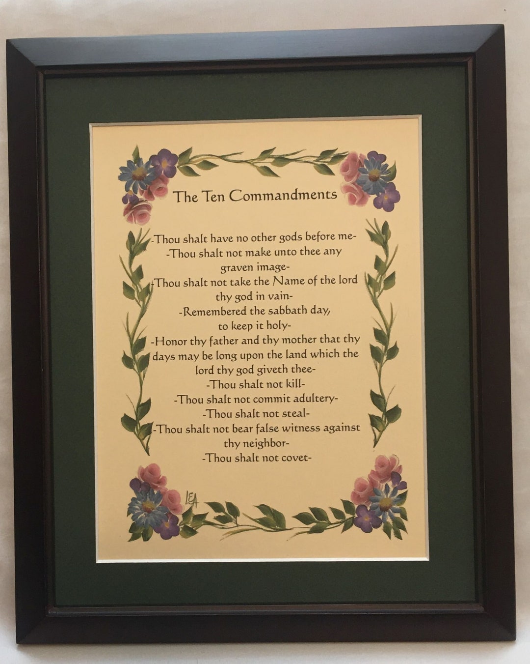 The Ten Commandments, - Etsy