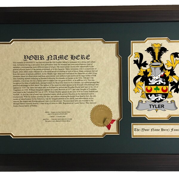 Tyler Family Tree - Etsy