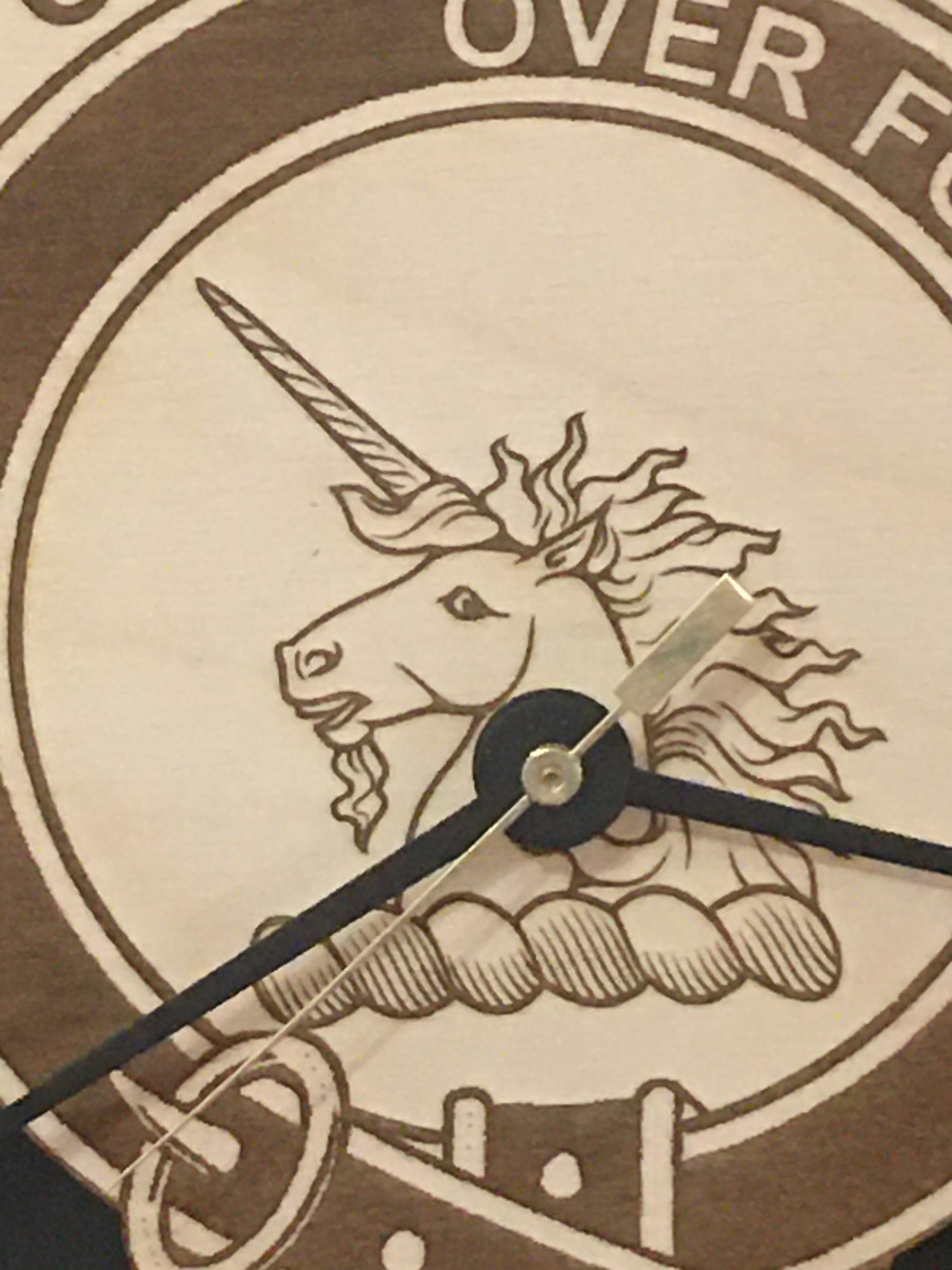 Clan Badge Clan Clock Plaque Clan Crest Scottish Clans | Etsy