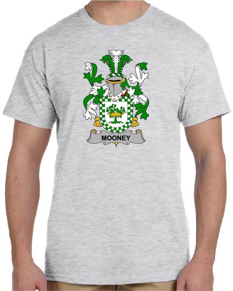 Mooney or O'mooney Coat of Arms Family Crest T-shirt Ash | Etsy