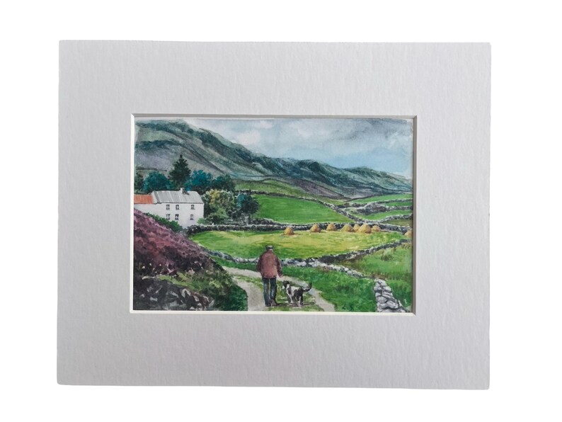 Irish Watercolor Prints of Ireland 8x10 Landscape Art Gift Home Office ...