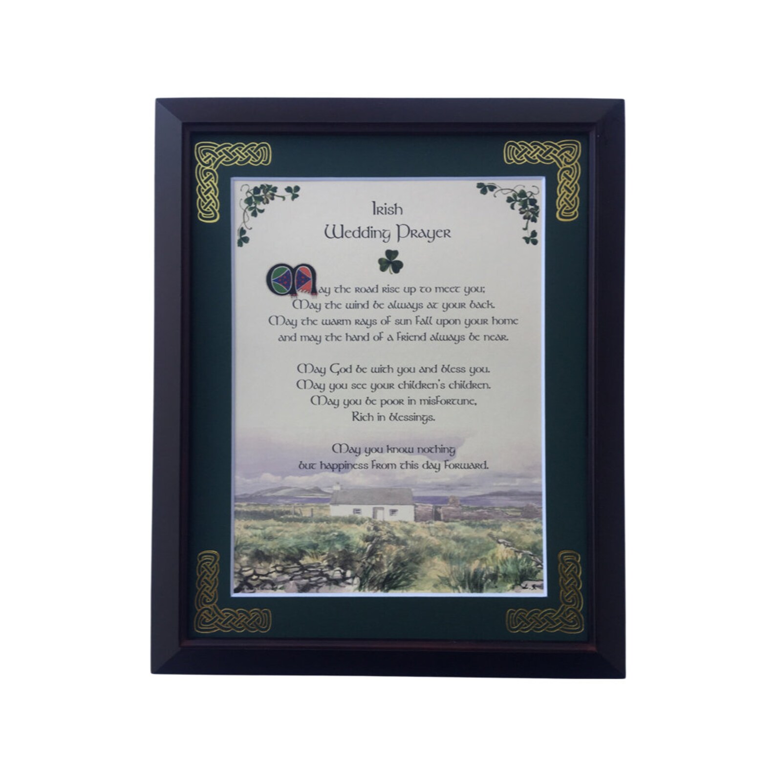 Irish Wedding Prayer, Personalized Blessing Framed, - Etsy