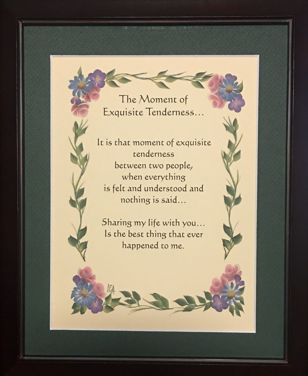 The Moment of Exquisite Tenderness, Husband Gift, Wife Gift, Partner ...