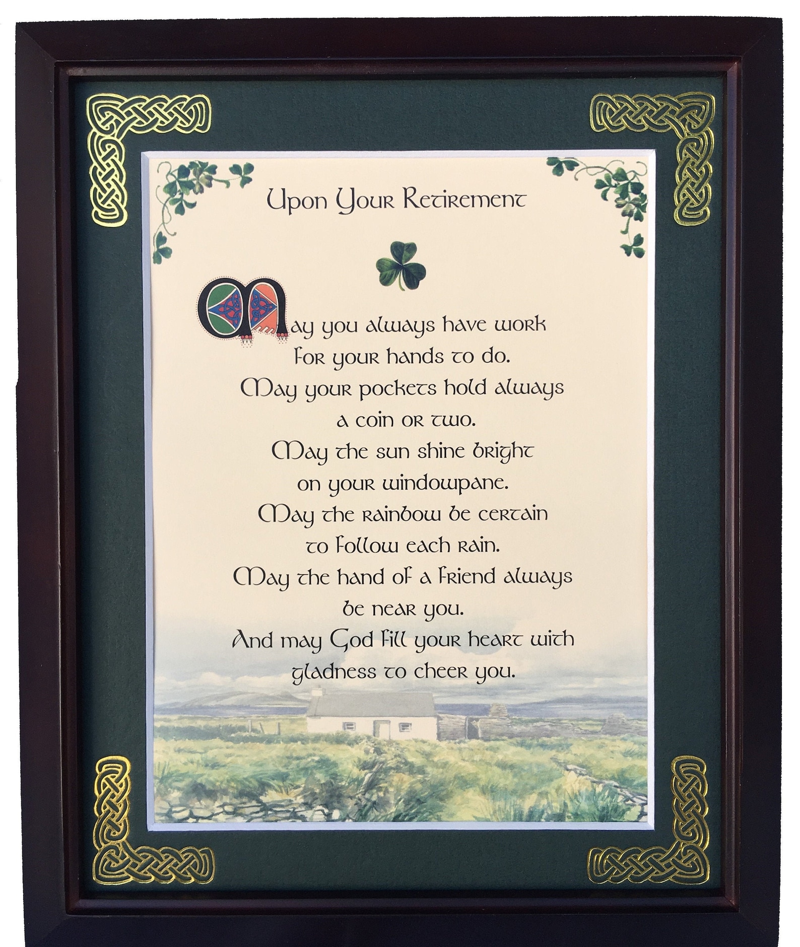 Retirement Poem Framed - May You Always Have Work for Your Hands to Do ...