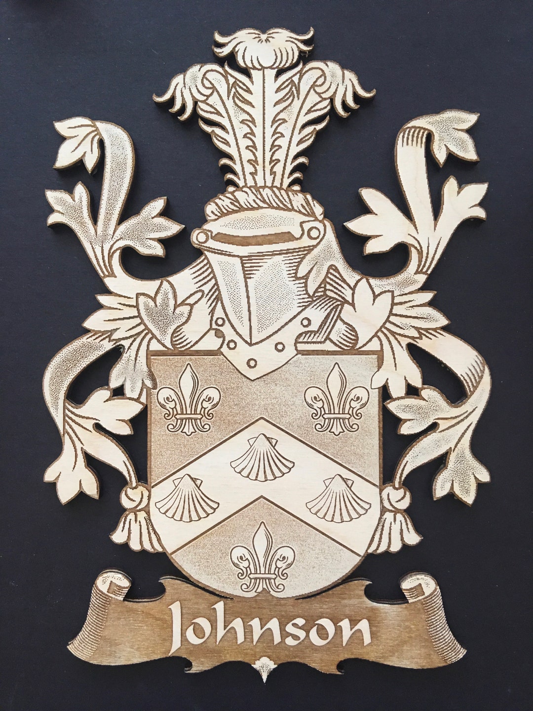 Family Name Sign Plaque, Family Crest Coat of Arms Plaque, All ...