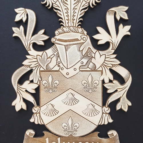 Family Name Sign Plaque Family Crest Coat of Arms Plaque | Etsy