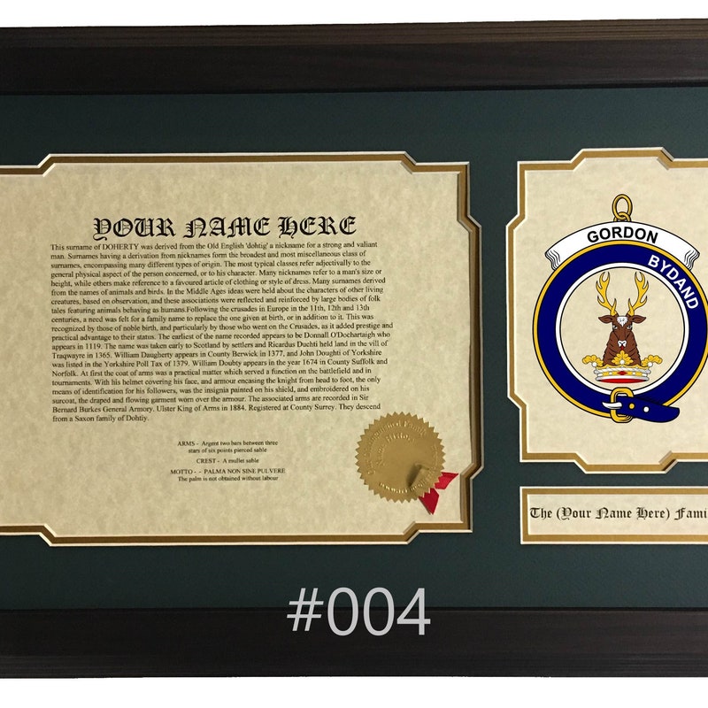 Crest Frame - Etsy