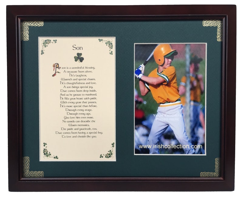 Son, Son Gift Personalized, Personalized Framed Poem, Gifts for Son ...