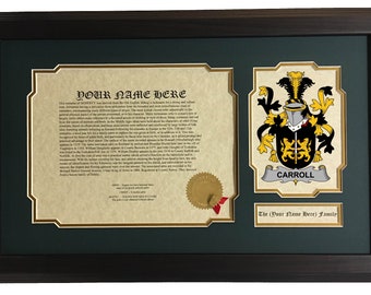 Carroll Coat of Arms - Etsy