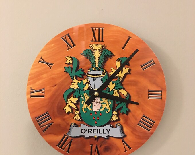Personalised Coat-of-arms Clock. Don’t Count Every Hour in the Day Make ...