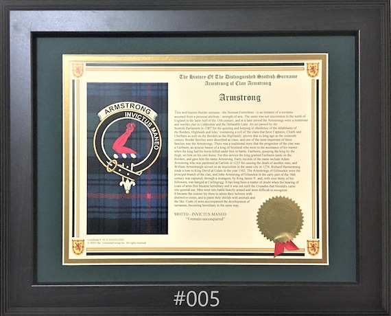 Clan Badge Clan Crest Clan Family Name & History Scottish - Etsy