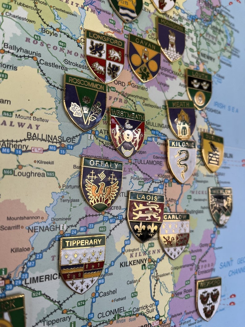 Counties of Ireland Pins - Etsy
