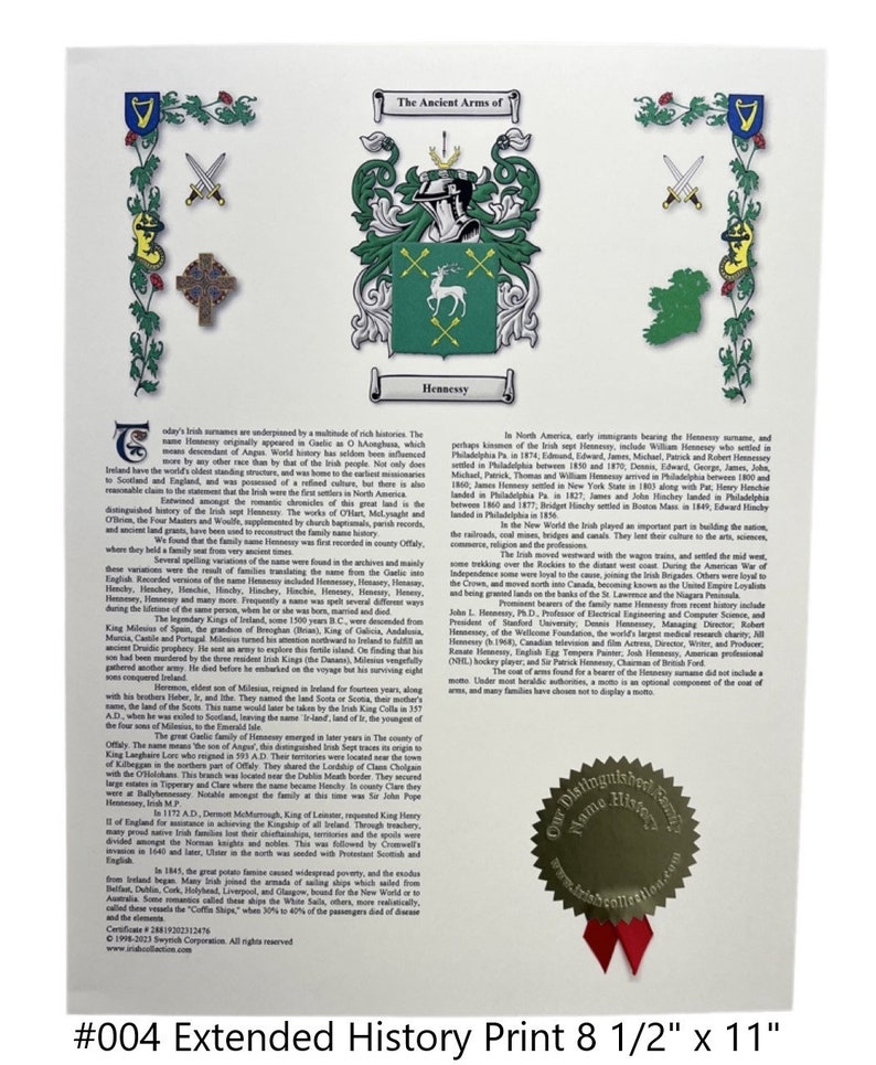 Last Names Surnames Coats of Arms Family Name History - Etsy