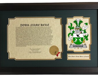 Donohue Coat of Arms - Etsy