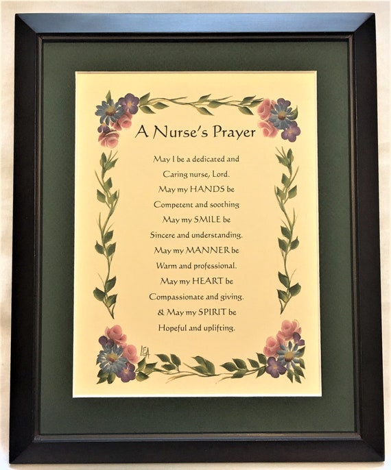 Nurse's Prayer Nurse Gift Blessing for a Nurse - Etsy