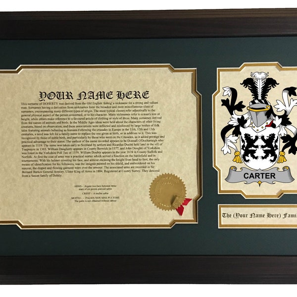 Carter Family Tree - Etsy