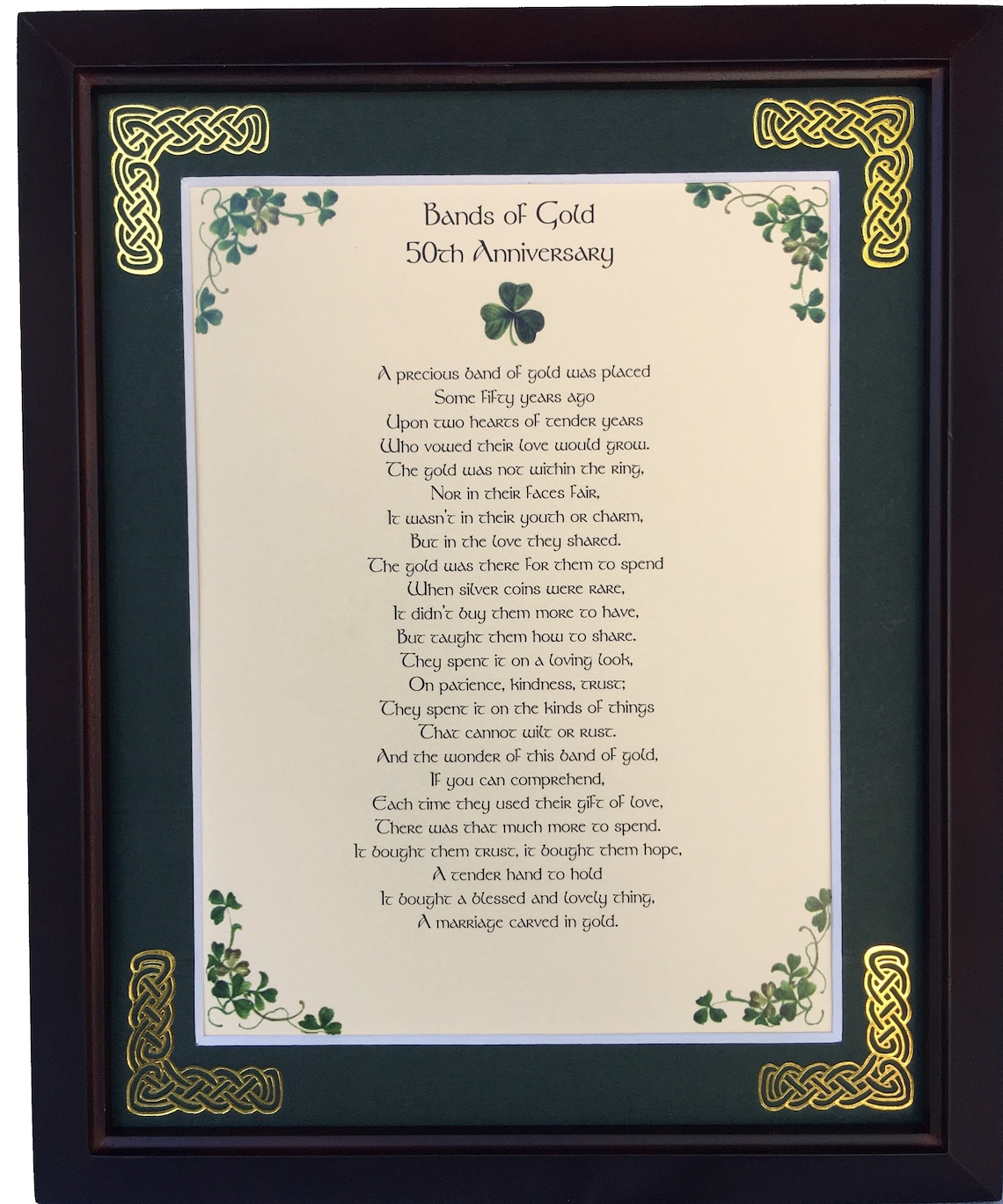 Anniversary 50th Personalized Blessing Framed Anniversary 50 - Etsy