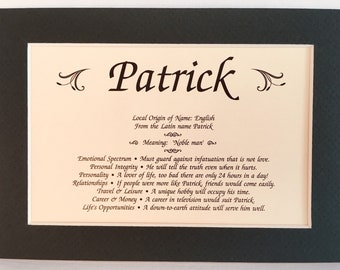 First Name Meaning | Etsy