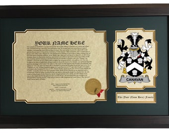 Canavan Coat of Arms - Etsy