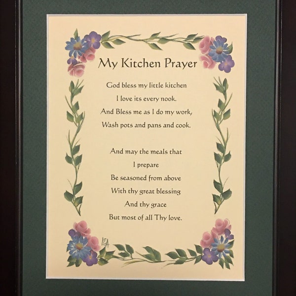 Kitchen Prayer - Etsy