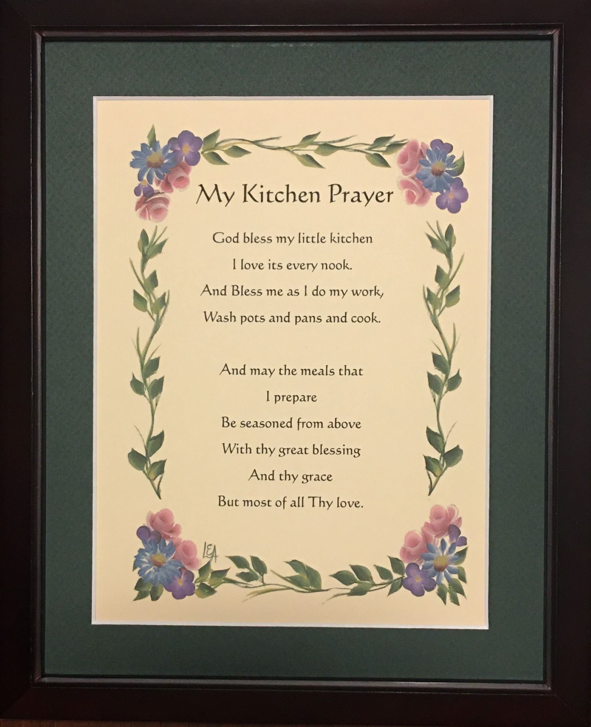 My Kitchen Prayer, Decoración de la cocina, Letreros de la cocina ...