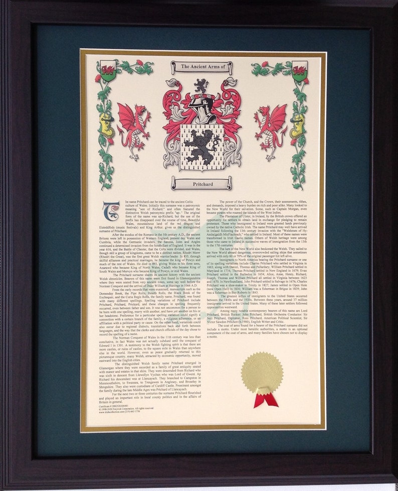 Welsh Last Names Welsh Surnames Welsh Clans Welsh Family - Etsy