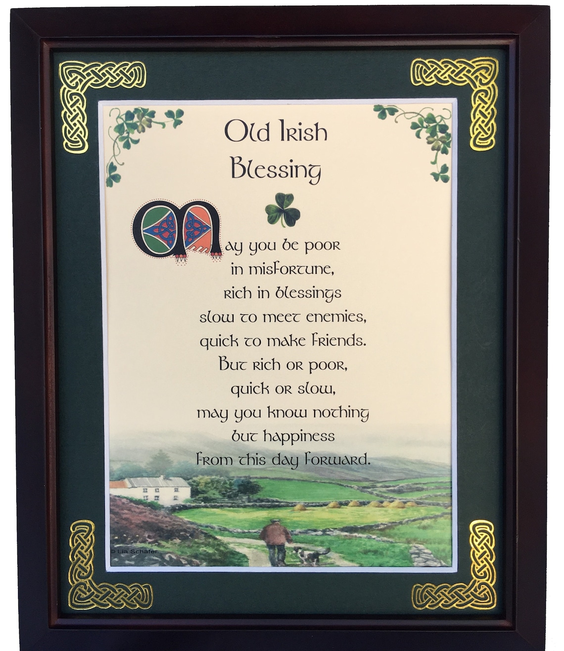 Old Irish Blessing, Personalized Blessing Framed - Etsy