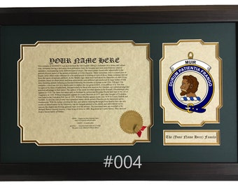 Muir Clan Crest Scottish Cap Badge CB02 - Etsy