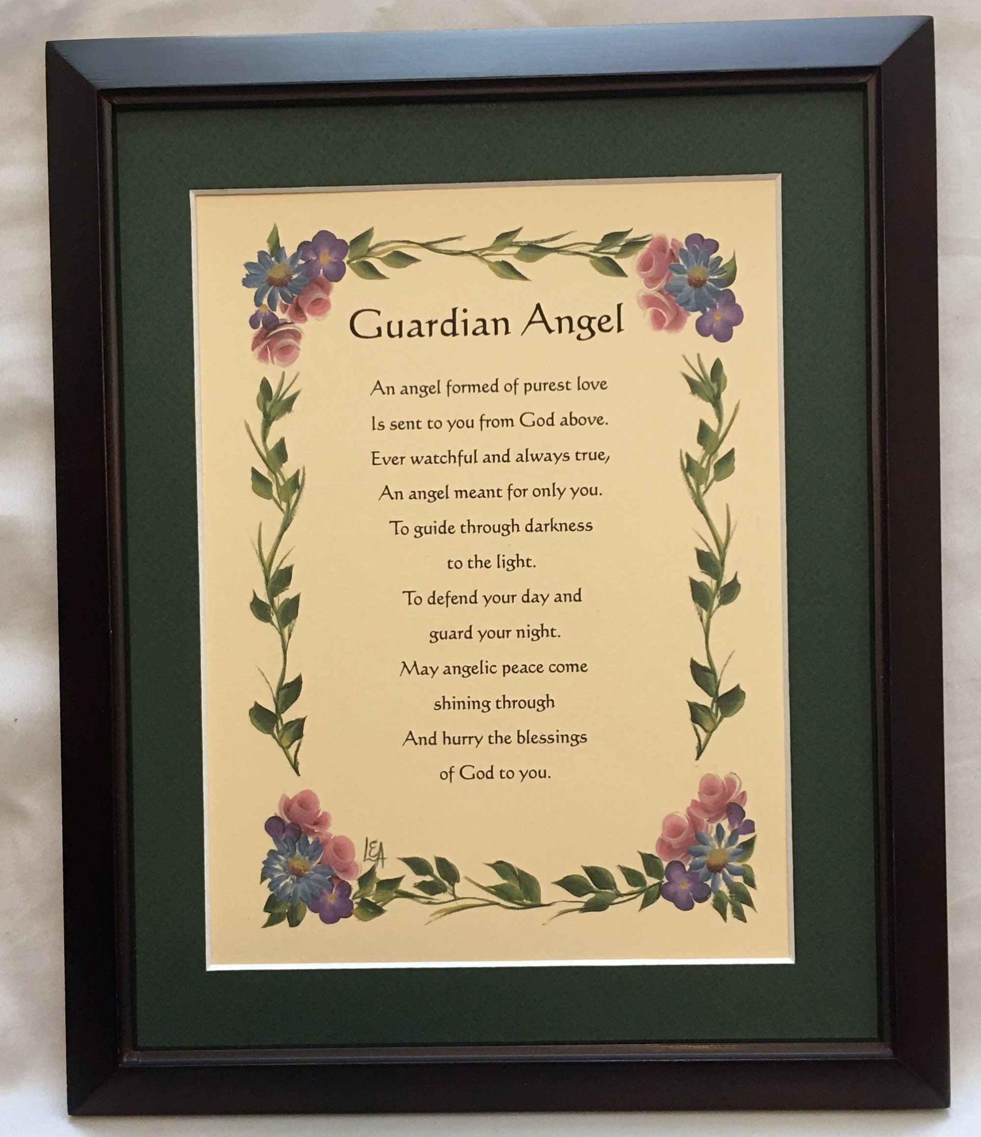 Guardian Angel Angel Inspirational Poems Inspirational - Etsy