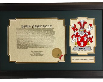 Ryan Coat of Arms - Etsy