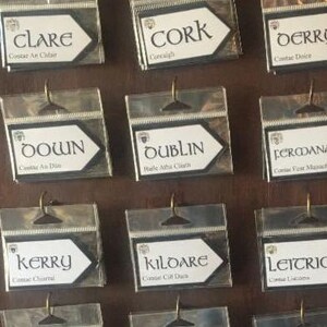 Irish Counties Road Sign Magnet - All Counties Available Heritage Gift ...
