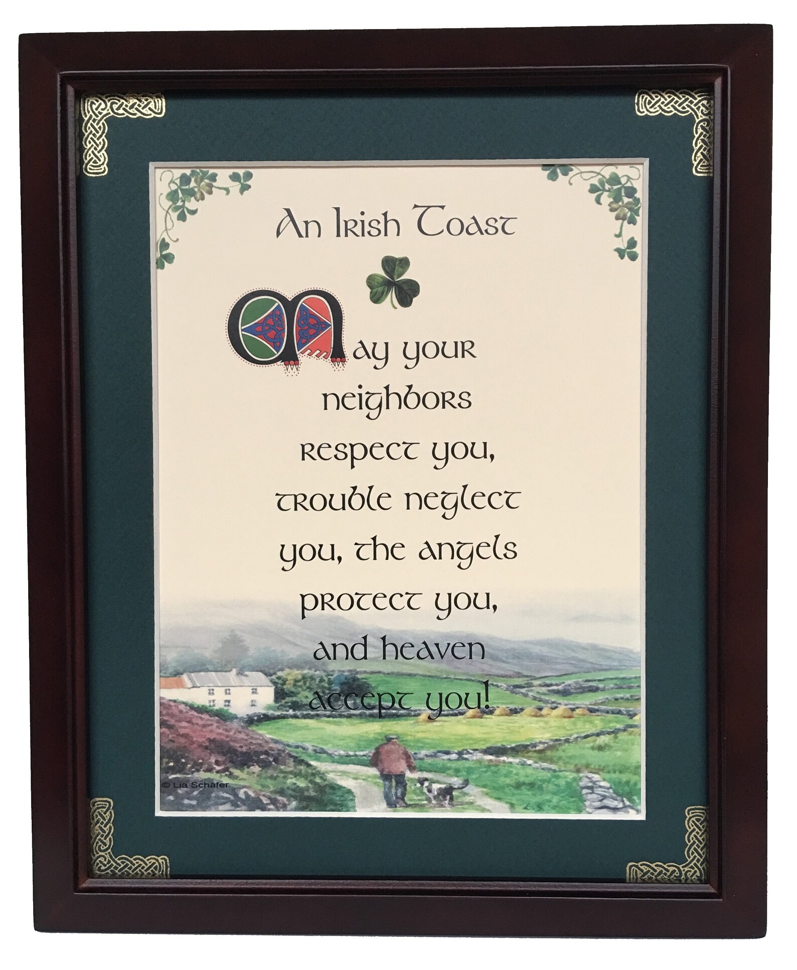An Irish Toast, Personalized Framed Blessing, Irish Gifts, Irish Gifts ...
