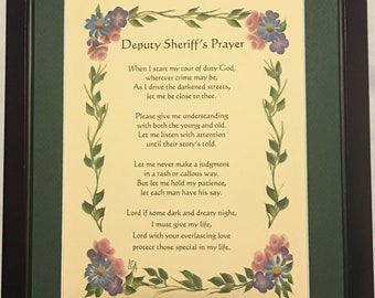 Sheriff Prayer - Etsy