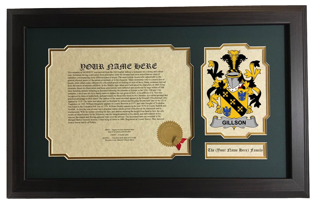 Gilson Coat of Arms, Last Names, Surnames, Family Names, Crests ...