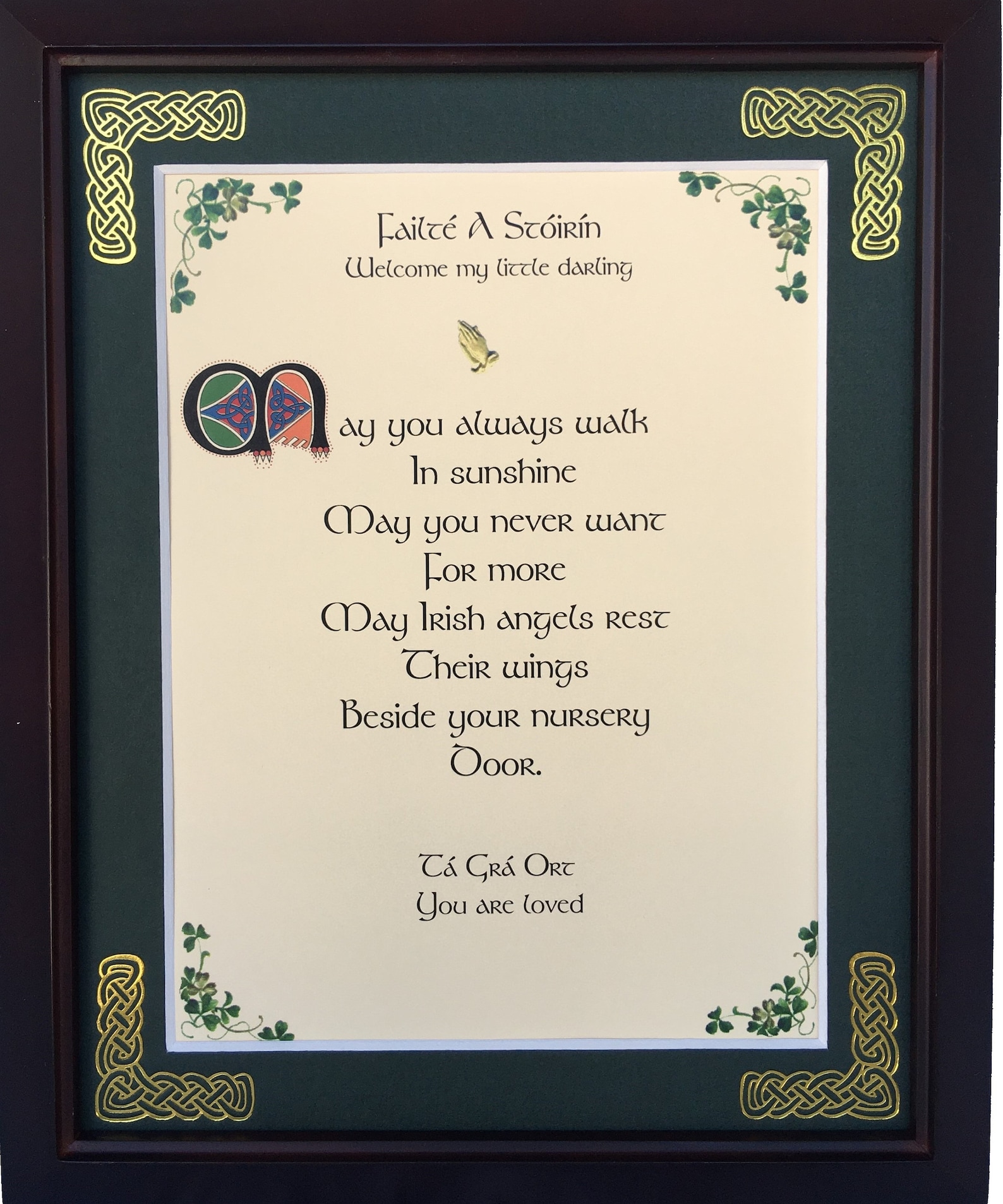 Irish Baby Blessing, Welcome Little Darling, Baby Blessing ...