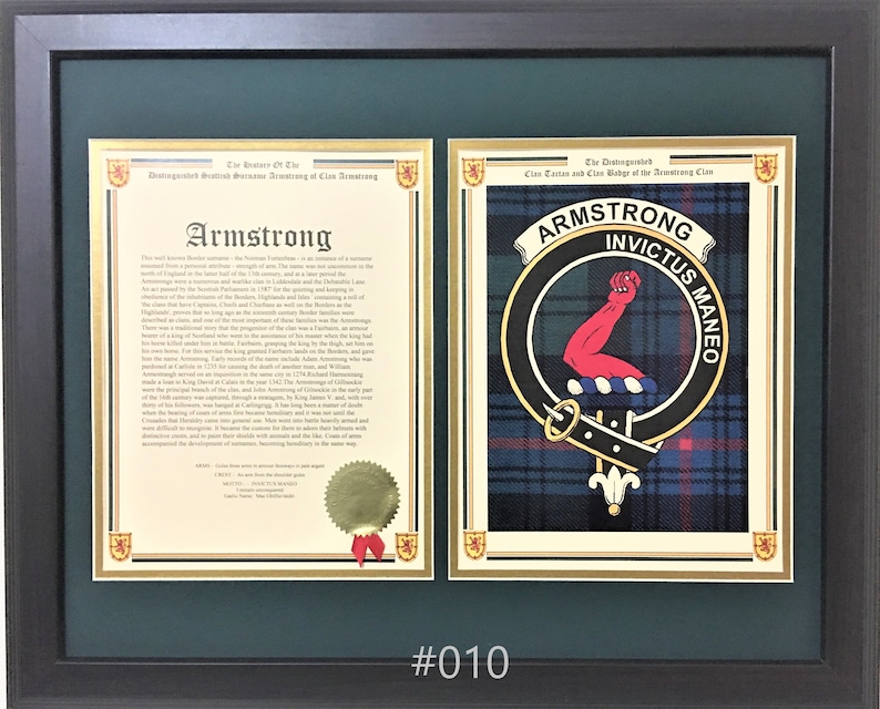 Muir Clan Crest Badge and History Framed - Etsy