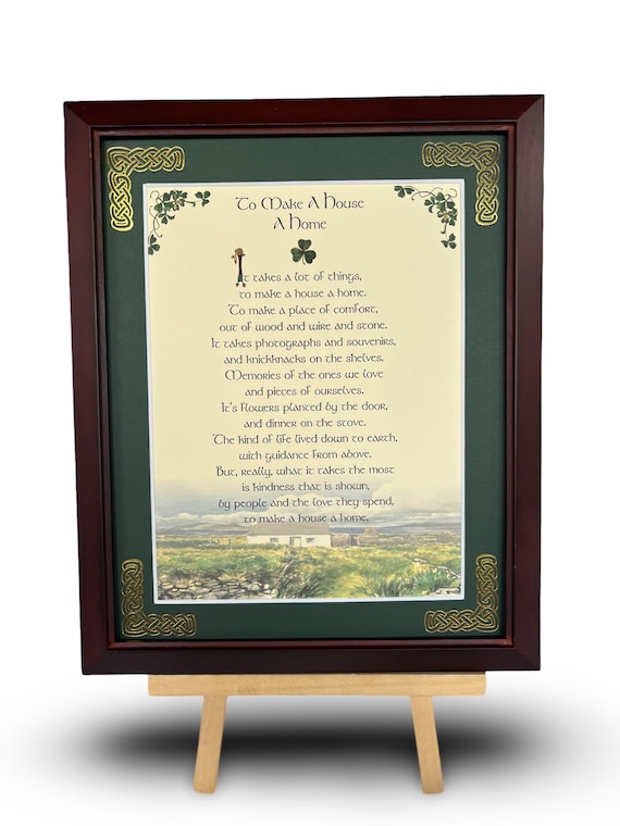Irish House Warming Poem May Your Home Always Be Too Small To Hold All