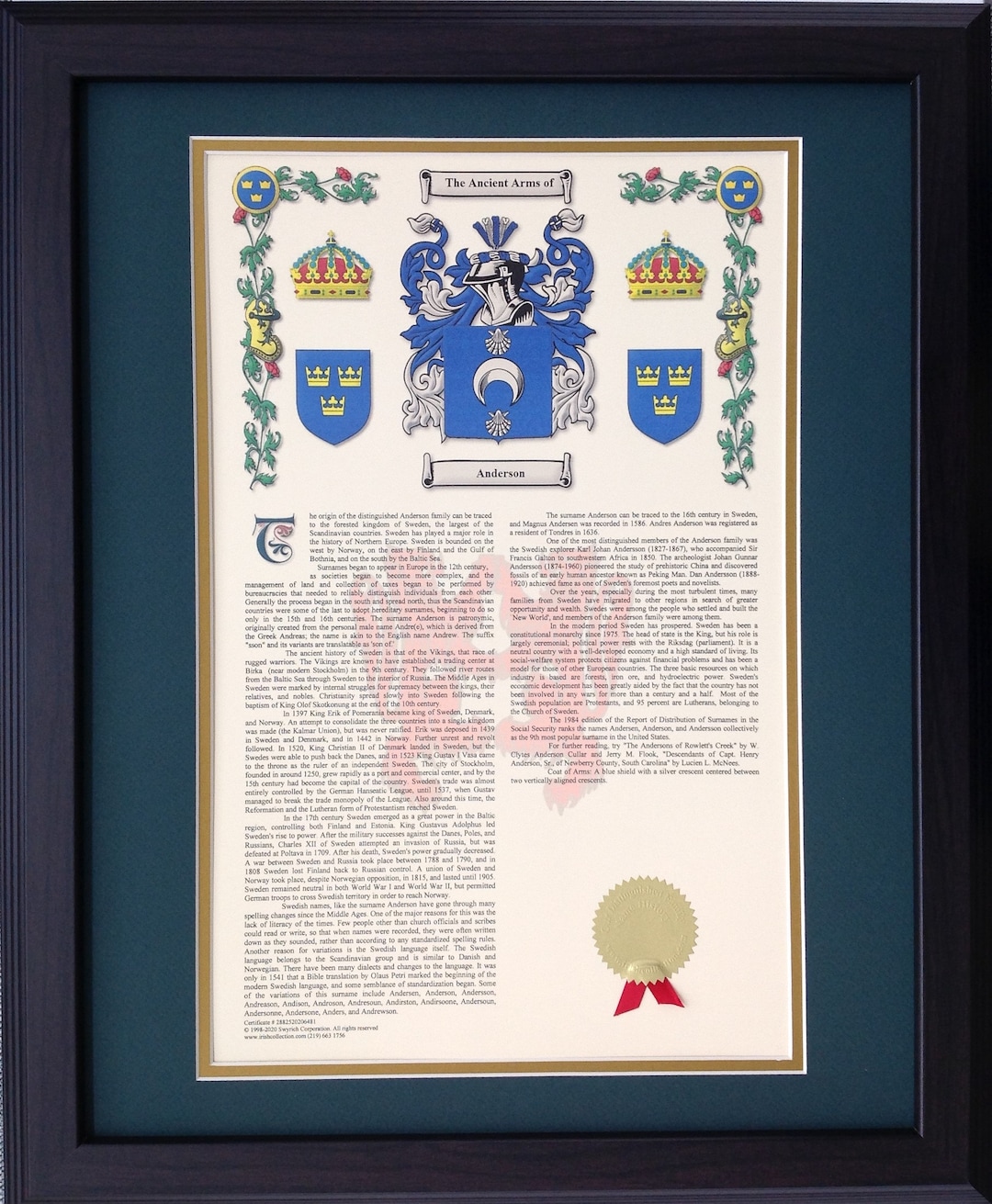 Swedish Coat of Arms, Swedish Last Names, Swedish Surnames, Swedish ...