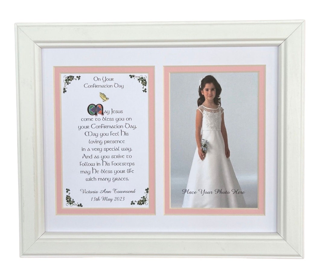 Confirmation Frame, Personalized Confirmation Gift, Girl Confirmation ...
