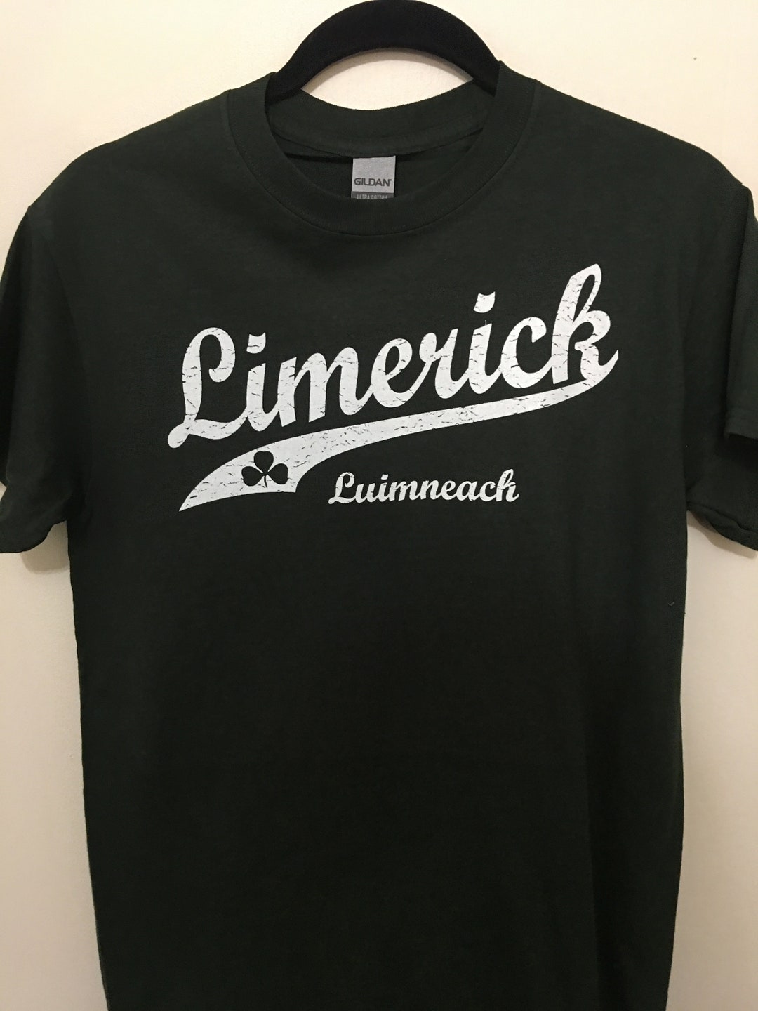 County Limerick Irish Unisex Crew Neck T-shirt Forest Green Ireland ...