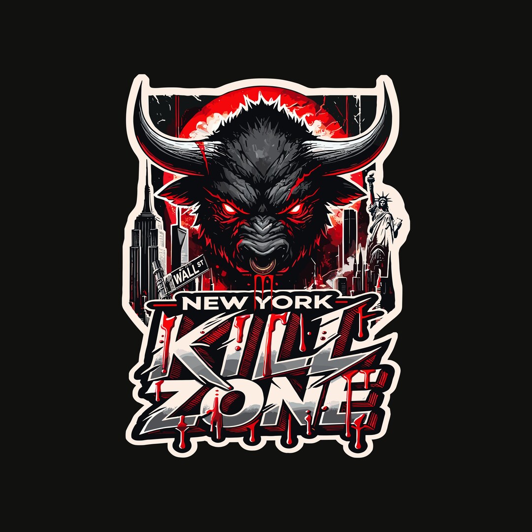 New York Kill Zone Sticker – Wall Street Bull Sticker | ICT Smart Money ...
