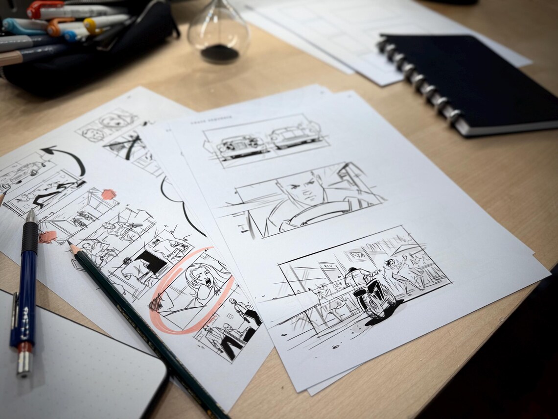 STORYBOARD PRO PACK - All Sketch Style Aspect Ratios - Digital Download ...