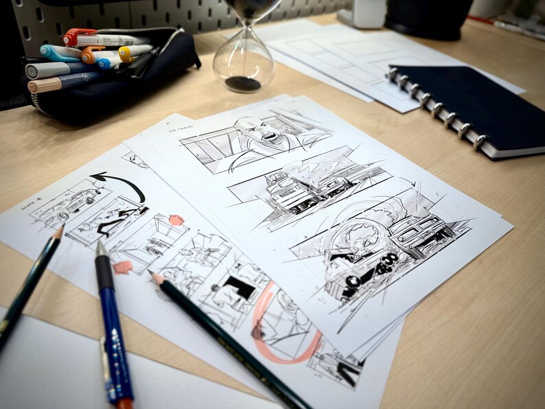 STORYBOARD PRO PACK - All Sketch Style Aspect Ratios - Digital Download ...