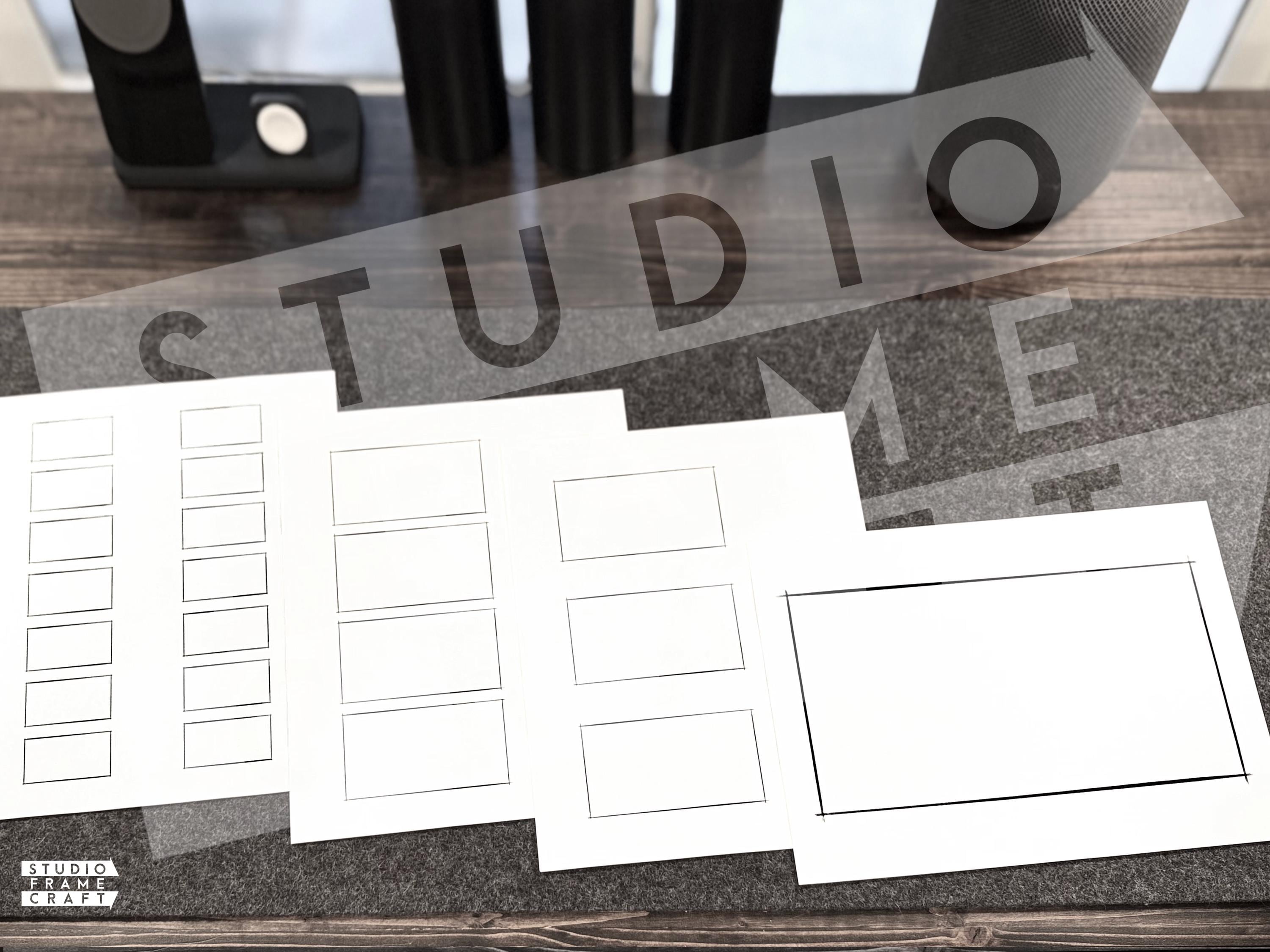 16:9 Storyboard Template - Sketch Style - Digital Download for ...